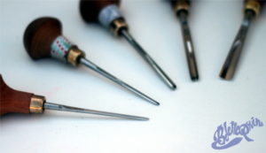 Comment j'affûte mes gouges de linogravure - Belette Print